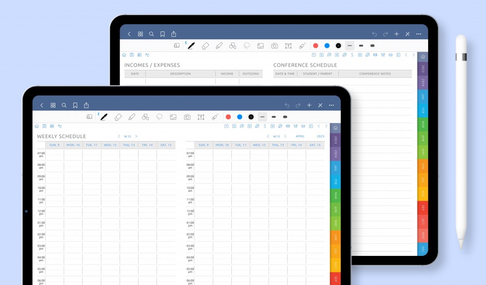 Get 50 GoodNotes Planner Templates 2025 2026 Download Free