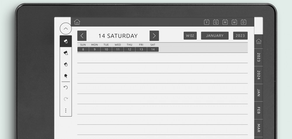 Kindle Scribe Diary Notebook 2024 & 2025: Get Your Planner Template PDF