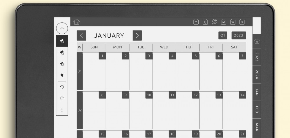 Kindle Scribe Monthly Planner 2024 & 2025: Get Your Planner Template PDF
