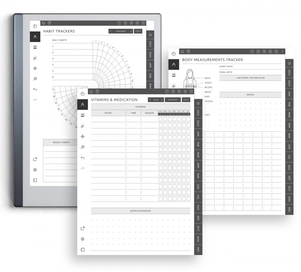 reMarkable Life Planner 2023 & 2024: Get Your Planner Template PDF
