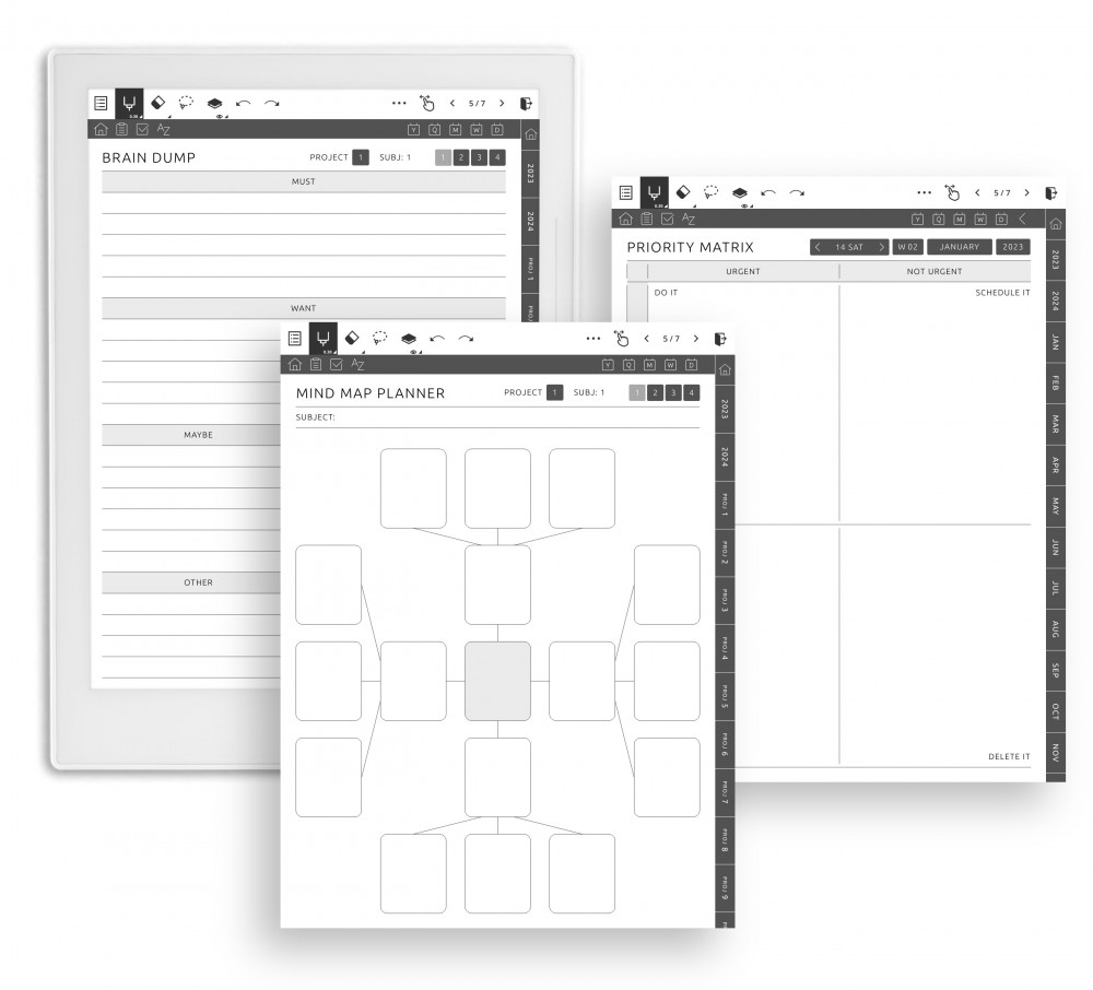 Supenote Business Meeting Notes 2023 & 2024: Get Your Planner Template PDF